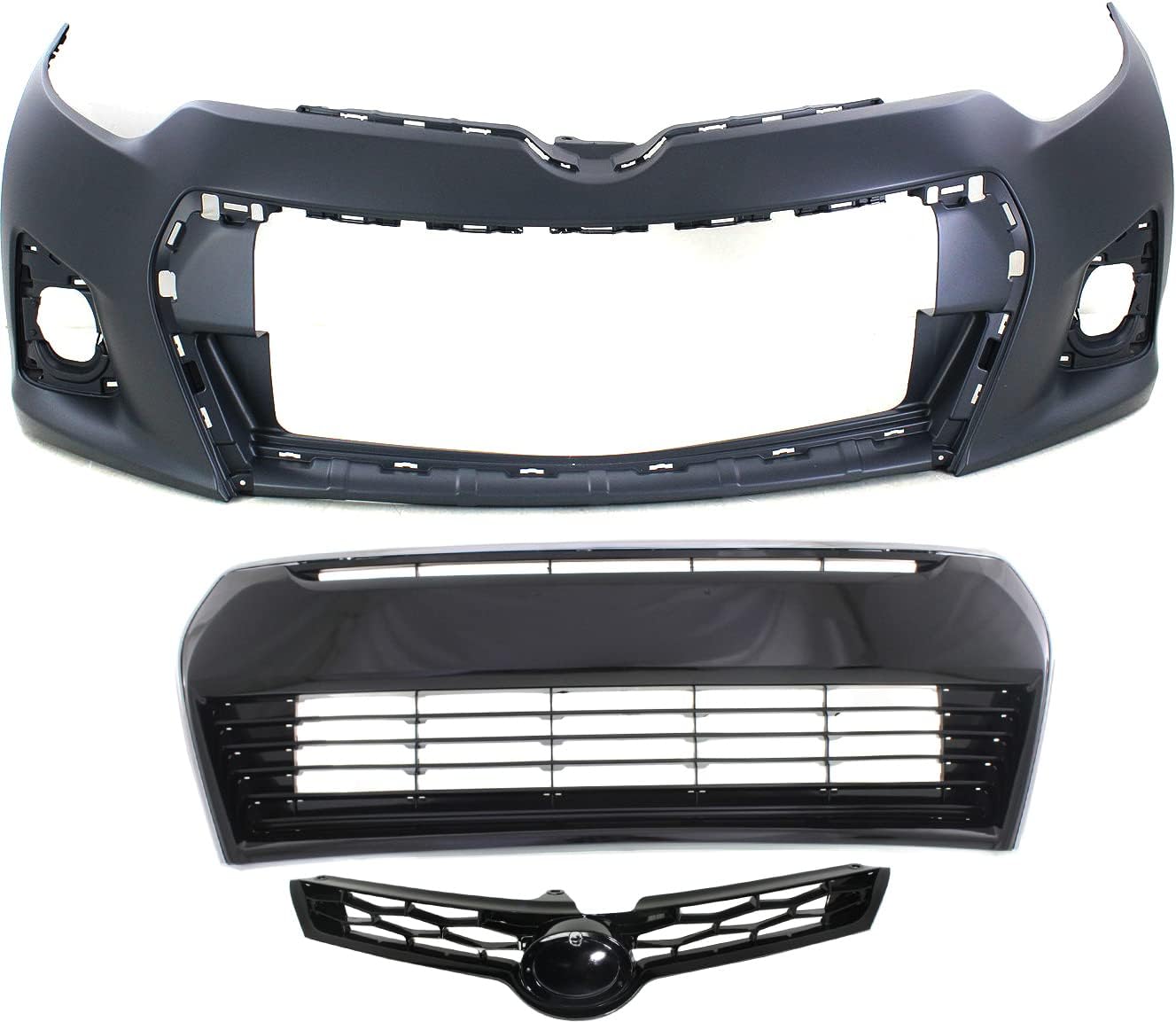 Amazon.com: MBI AUTO - Primered, Front Bumper Cover Fascia for 2014 ...
