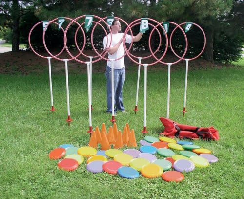 9 Hole Outdoor Disc Golf Set : Amazon.co.uk: Sports & Outdoors