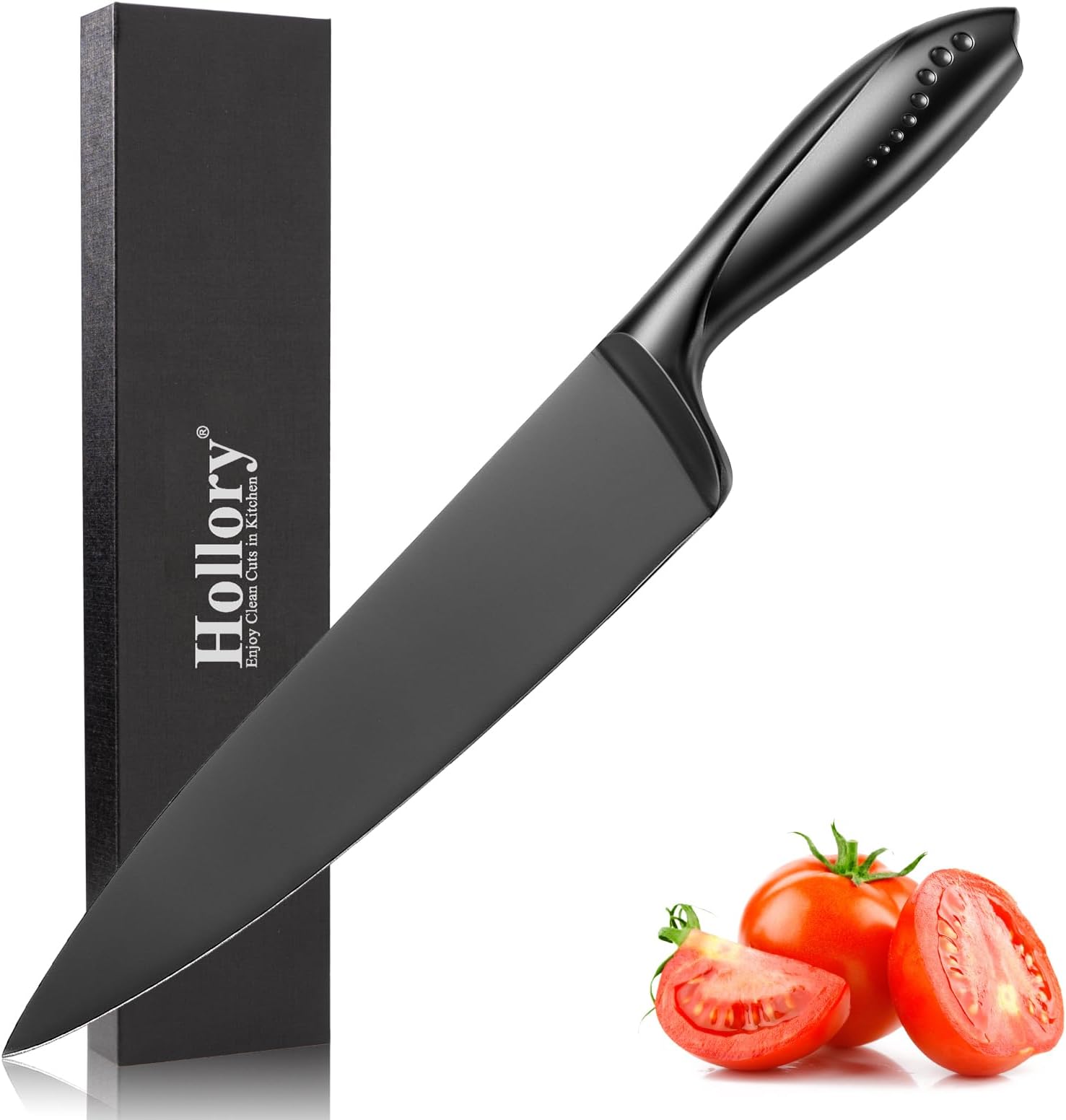 Amazon.com: Hollory 8 Inch Slicing Knife, German High Carbon Stainless ...