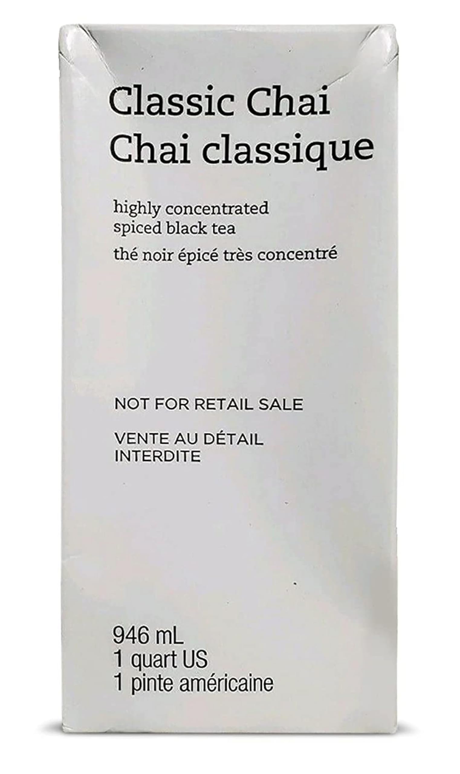 Amazon.com : Starbuck's Teavana CLASSIC Chai Tea Concentrate - Highly ...