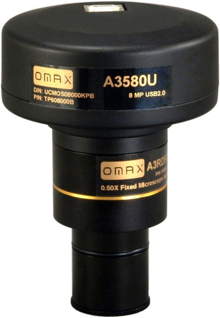 Amazon.com: OMAX 8MP USB3.0 Digital Camera for Microscope with 0.01mm ...