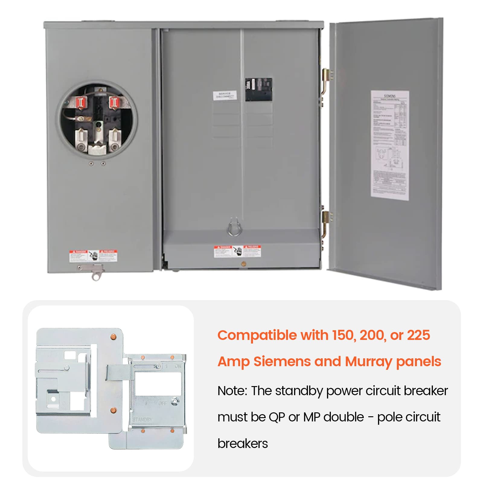 Snapklik.com : Haoguo Generator Standby Power Mechanical Interlock ...