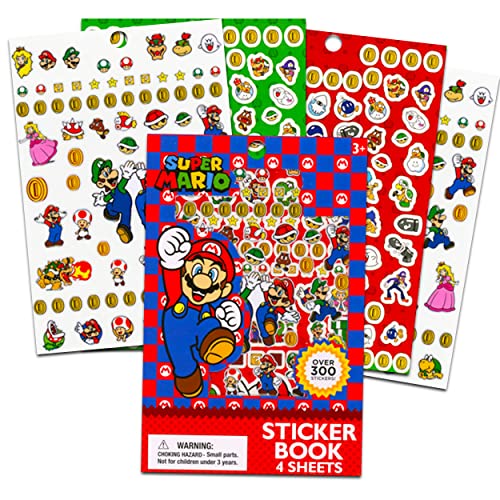 Nintendo Mario Sticker Ultimate Pack Set ~ Over 600 Super Mario ...