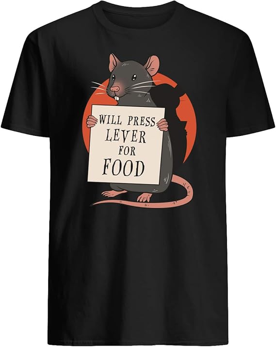 Will Press Lever for Food T-Shirt : Amazon.it: Moda