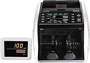 Bank Grade Money Counter Machine, Mixed Denomination, 3 Screens, Value ...