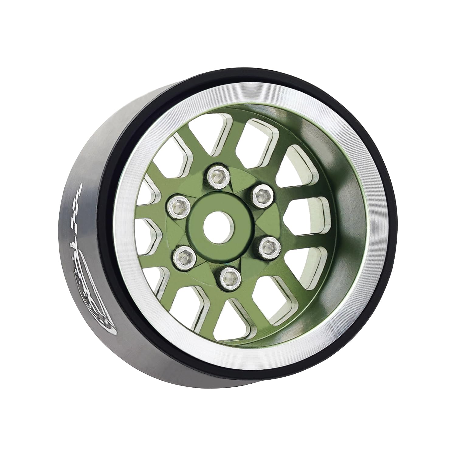 Amazon.com: TCRC 4PCS Aluminum Deep Dish 1.0 Inch Beadlock Wheels Hubs ...