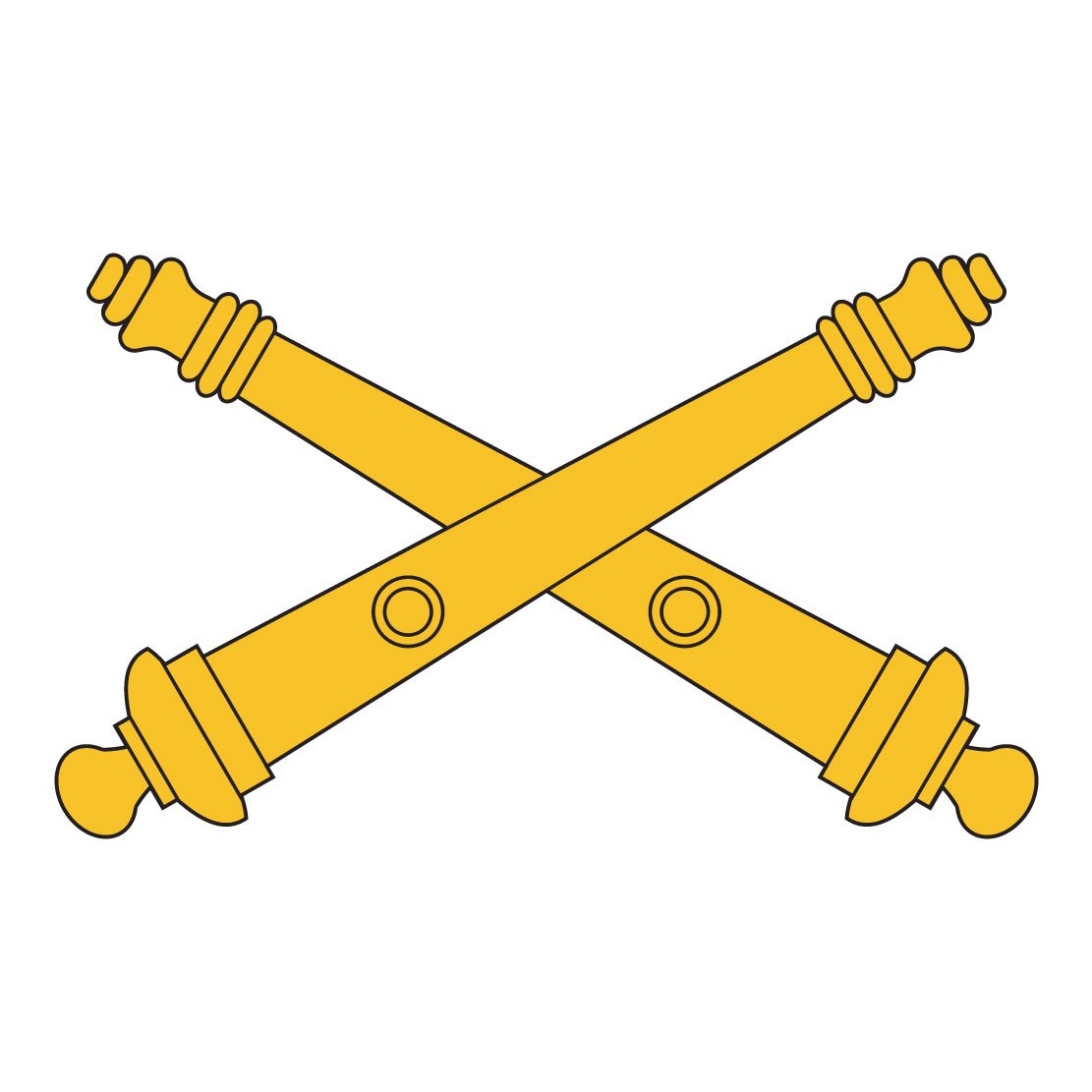 Amazon.com: US Army - Field Artillery Emblem Reflective Decal - Five ...