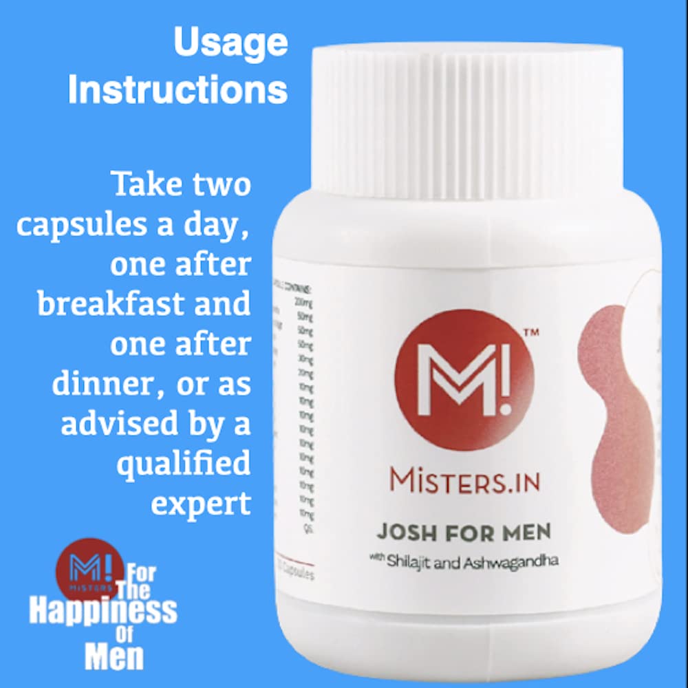 Buy Misters Josh for Men with Pure Shilajit, Ashwagandha and 14 more ...