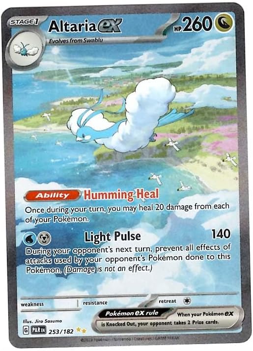 Amazon.com: Pokemon - Altaria ex 253/182 - Paradox Rift - Special ...