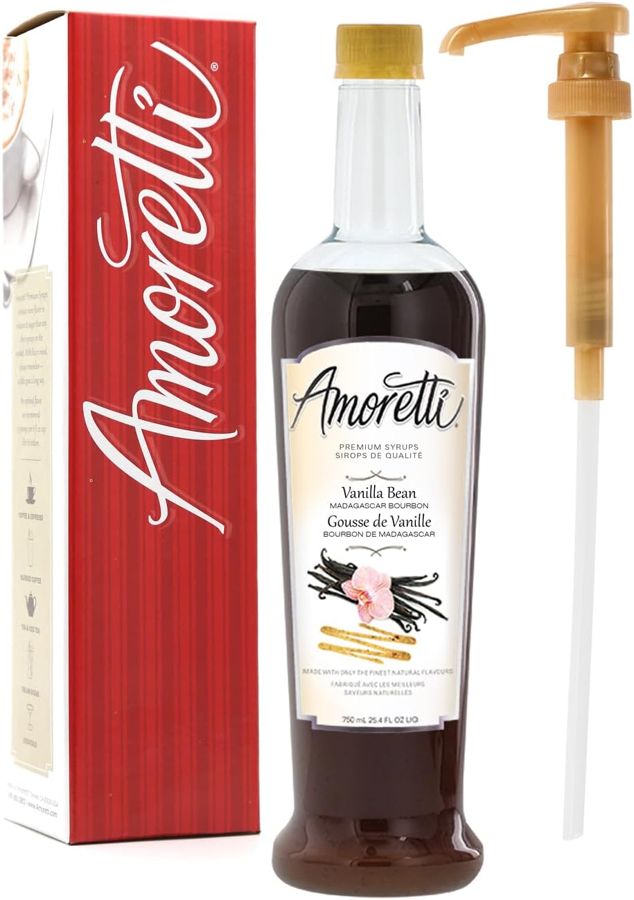 Amazon.com: Amoretti - Premium Madagascar Bourbon Vanilla Bean Syrup ...