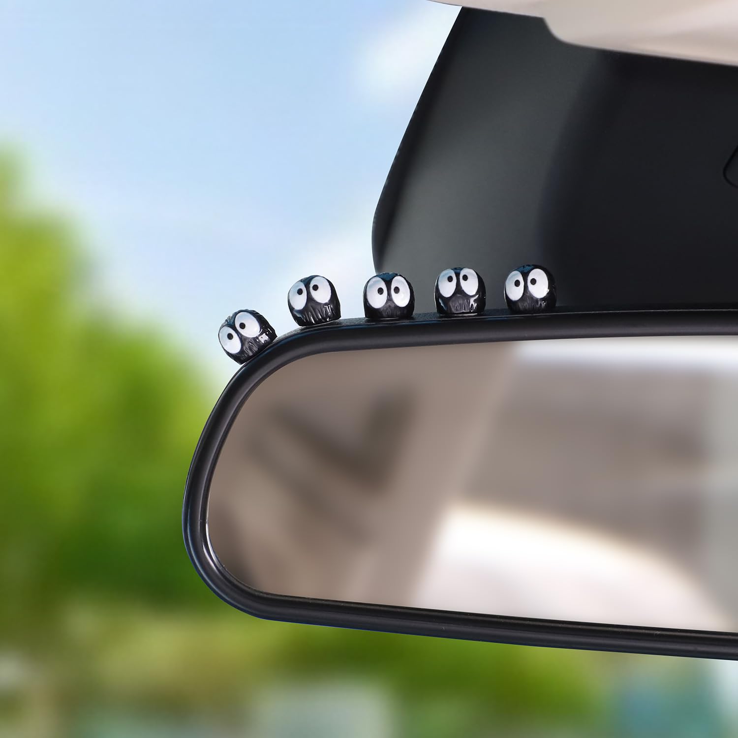 Amazon.com: CARFIB 12 Pack Cute Soot Sprites Dashboard Decorations Car ...