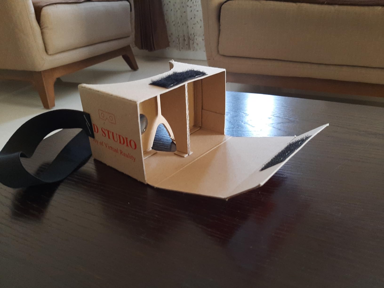 Made in India! VR Headset Cardboard-Brown-Lightweight - Moonwalk on ...