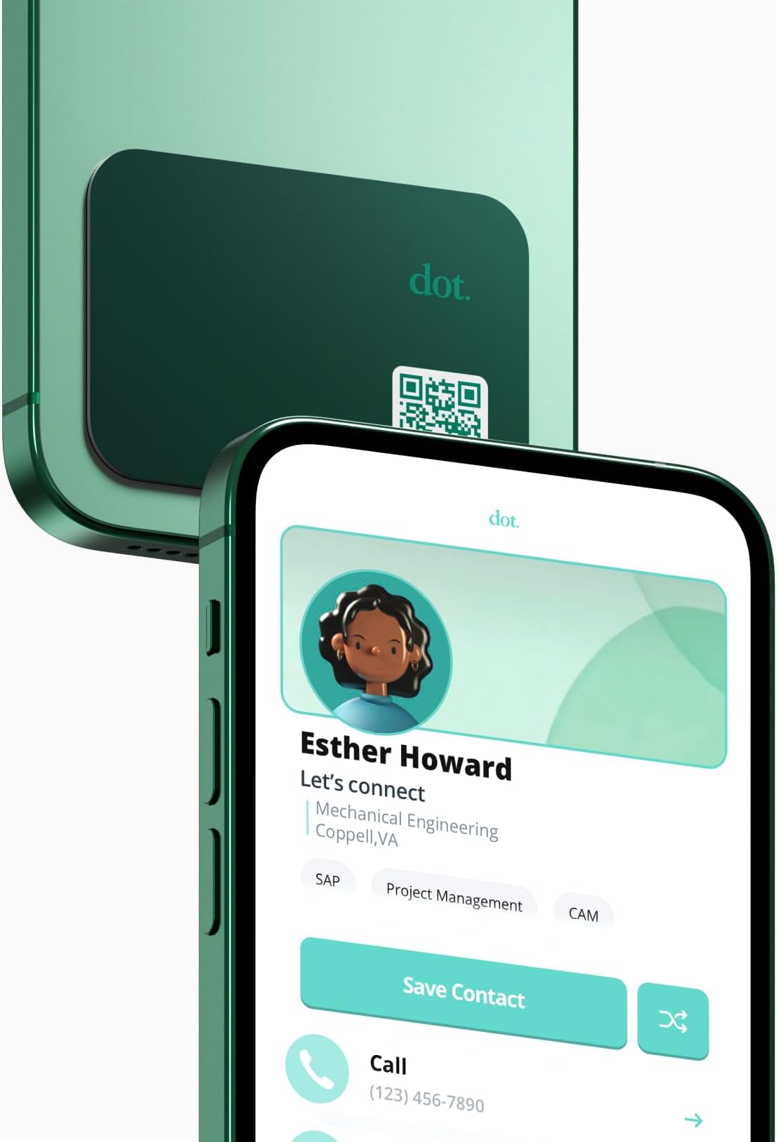 Amazon.com: dot. Thin - Digital Business Card - Tap to Share NFC ...