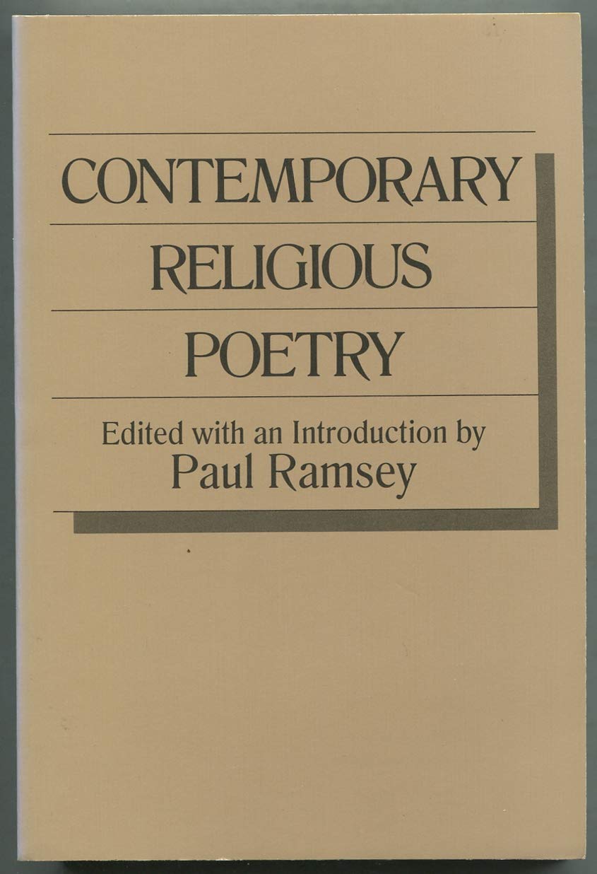 Contemporary Religious Poetry: Ramsey, Paul: 9780809128839: Amazon.com ...