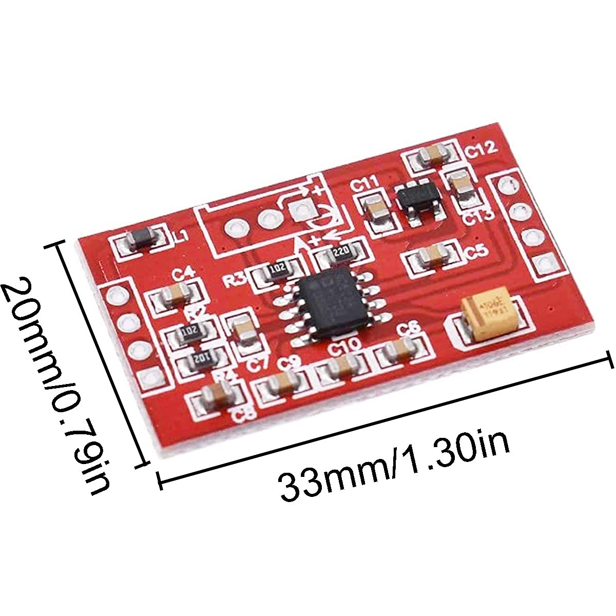 Snapklik.com : DKARDU AD623 Millivolt Voltage Amplifier Module ...