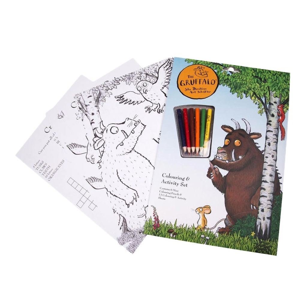 The Gruffalo Colouring and Activity Set - Pencils and Activity ...