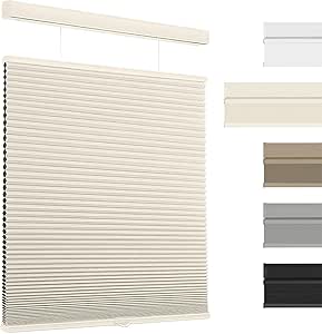 Amazon.com: Flamax Custom Color-Matched Top Down Bottom Up Cellular Shades, Room Darkening ...