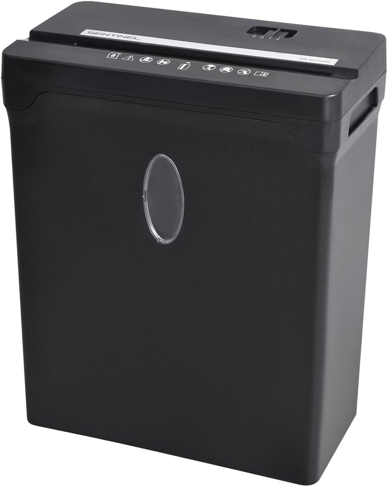 Amazon.com : Sentinel Shredders FX82B 8-Sheet High Security Cross-Cut ...