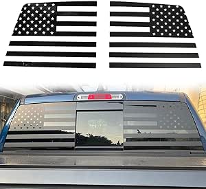 Amazon.com: Rear Window Decals Back Windshield Glass Emblem Stickers ...