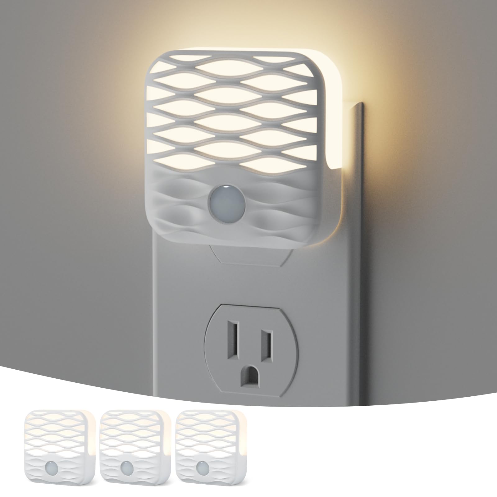 Dawnrise Night Lights Plug Into Wall, Dawn to Dusk Night Light with ...