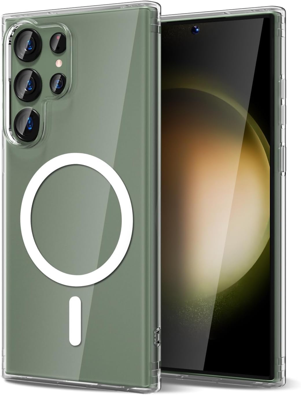 SHINESTAR Clear Case for Samsung Galaxy S23 Ultra 5G Compatible with ...