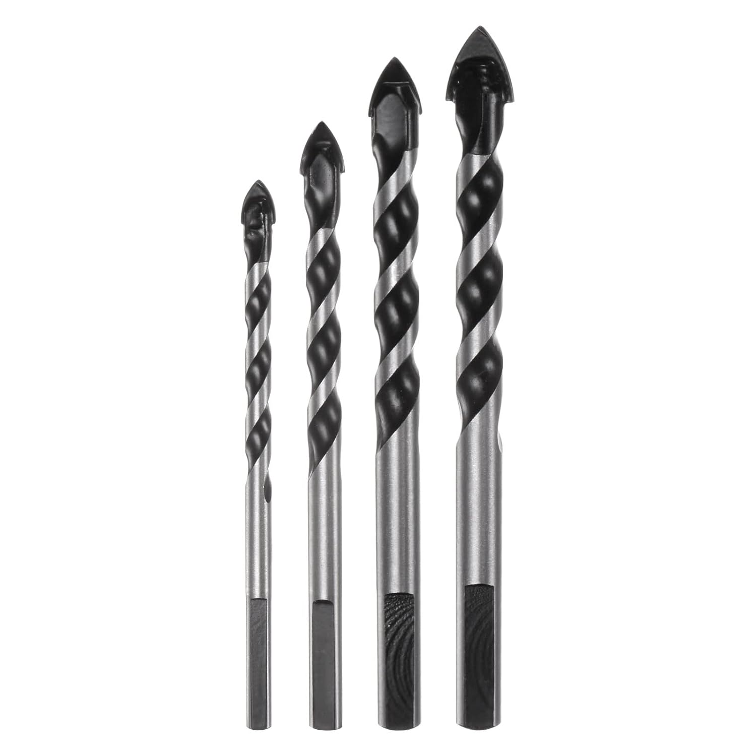 Amazon.com: HARFINGTON 4pcs Masonry Drill Bit Set, 1/4" to 1/2 ...
