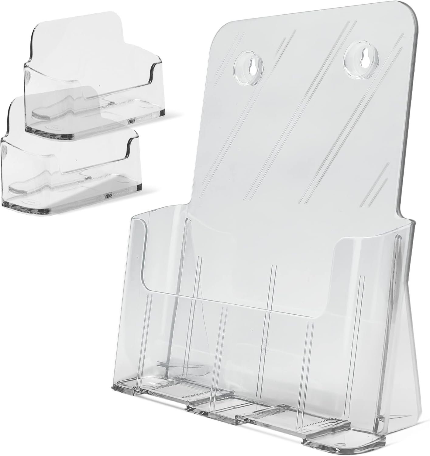 Amazon.com: Postand Acrylic Brochure Holder Set with 2 Business Card ...