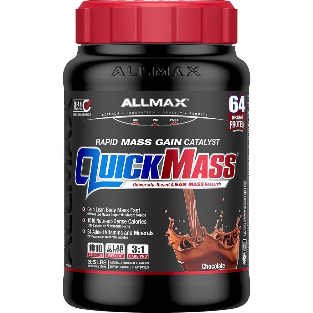 ALLMAX Nutrition - QUICKMASS - NEW SIZE - Weight Gainer & Rapid Gain ...