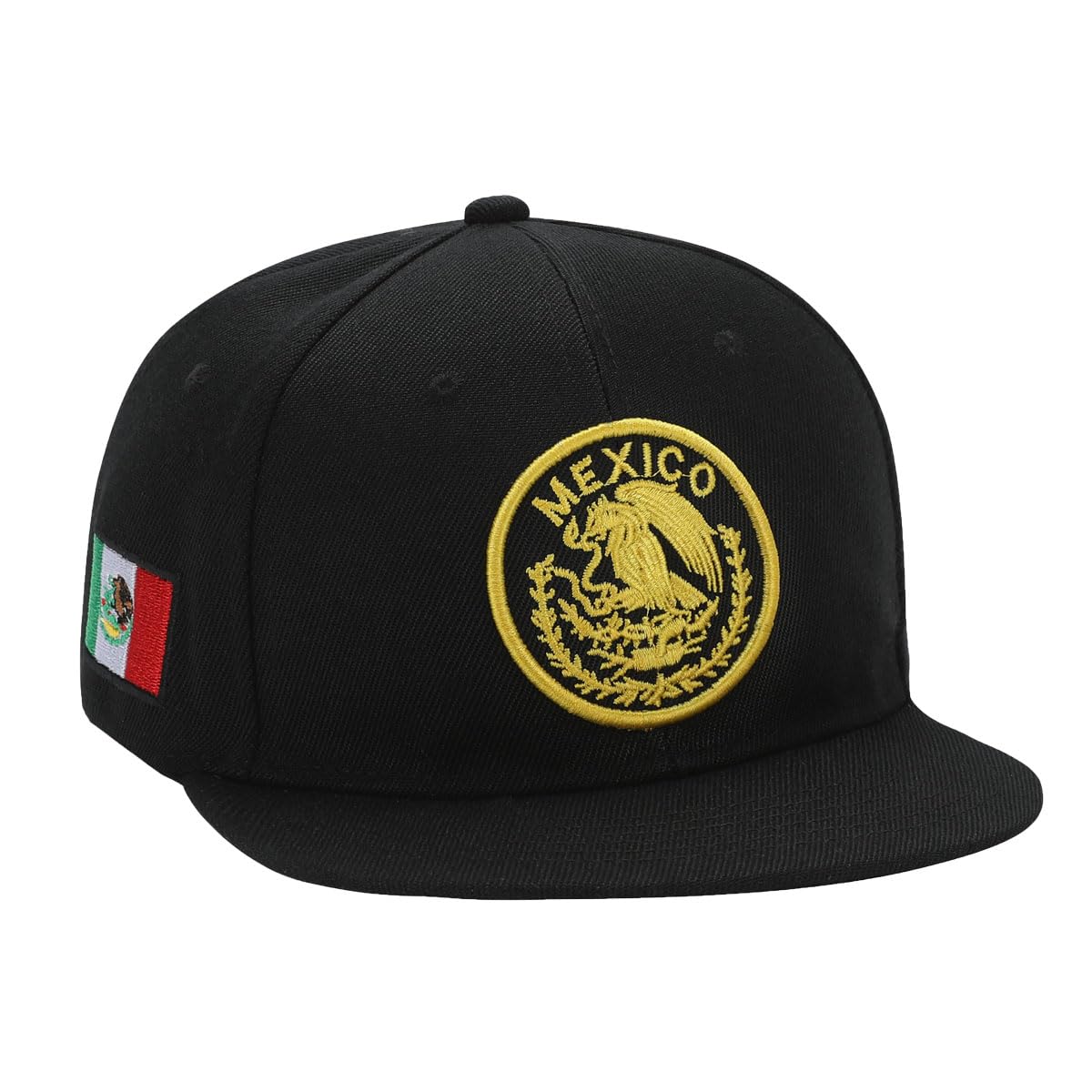 Mexico Eagle Embroidery Snapback Hat Adjustable Mexico Flag Baseball ...