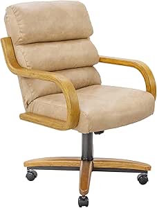 Amazon.com - Chromcraft Set of 4 Caster Swivel Tilt Dining Chairs ...