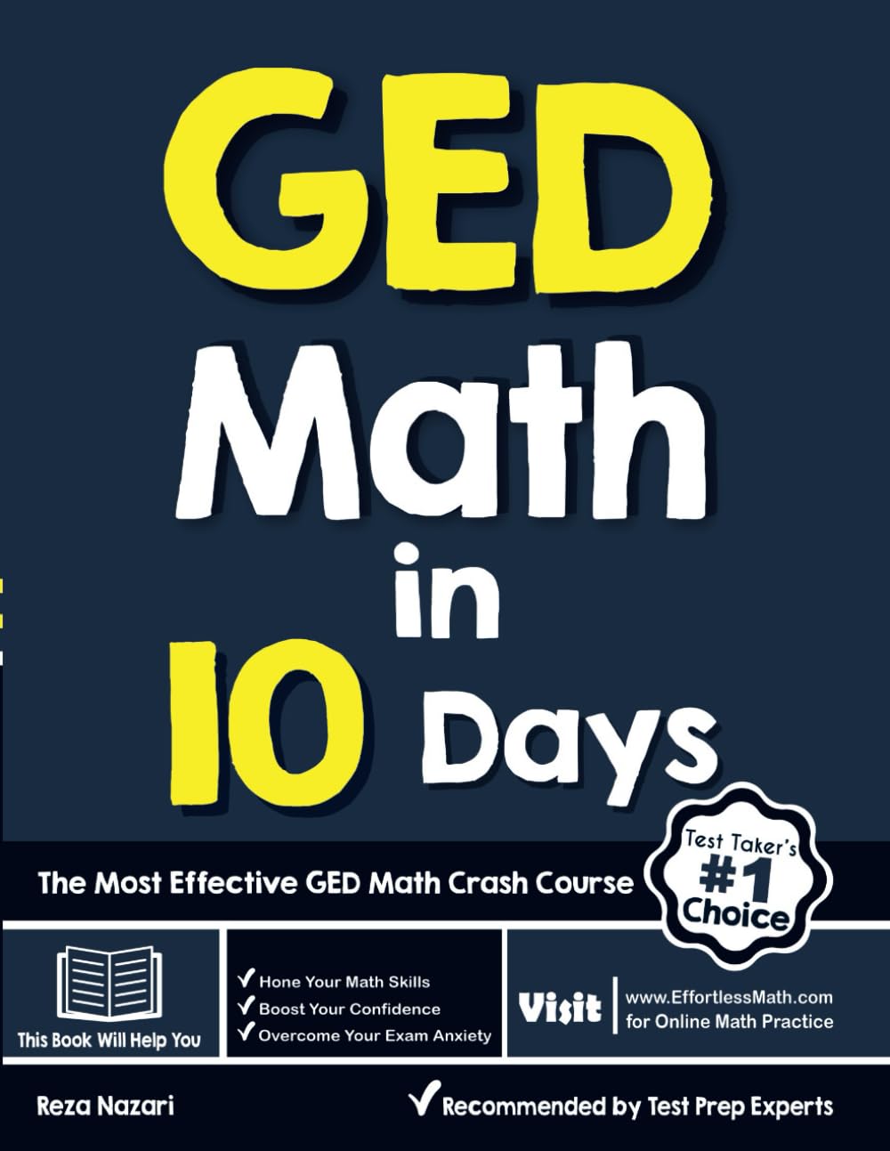GED Math in 10 Days: The Most Effective GED Math Crash Course: Nazari ...