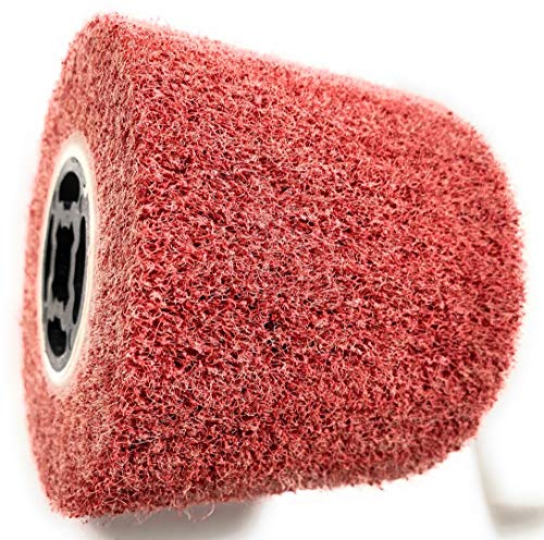 Non Woven Wire Abrasive Drawing Polishing Burnishing Wheel Flap Brush