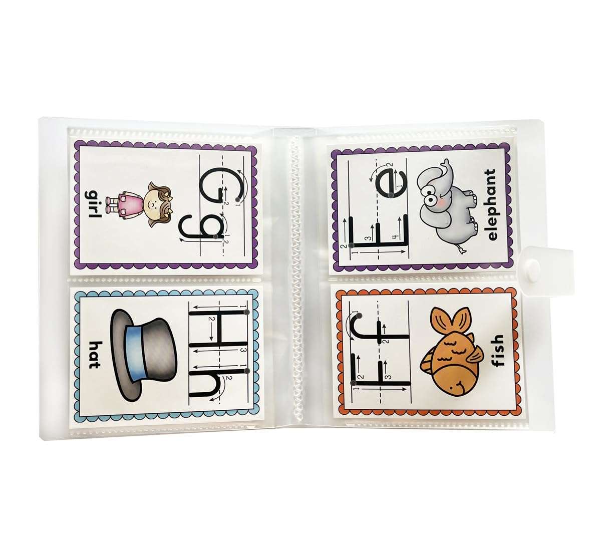 Amazon.com: Croshuki 3x4 inch Index Card Holder Clear Plastic Organizer ...