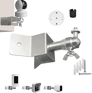 Amazon.com : cammount Antirust Wall Corner Mount for kasa pan tilt ...