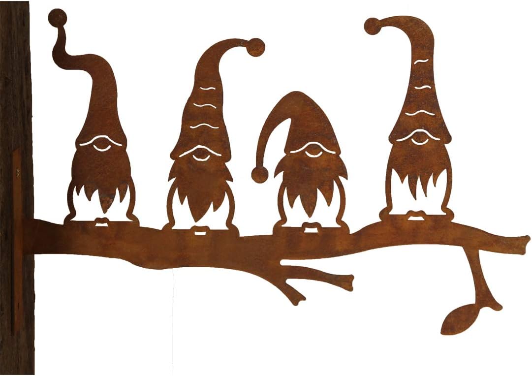 Bornhöft Gartenstecker Baumstecker Metall Rost rostige Gartendeko ...