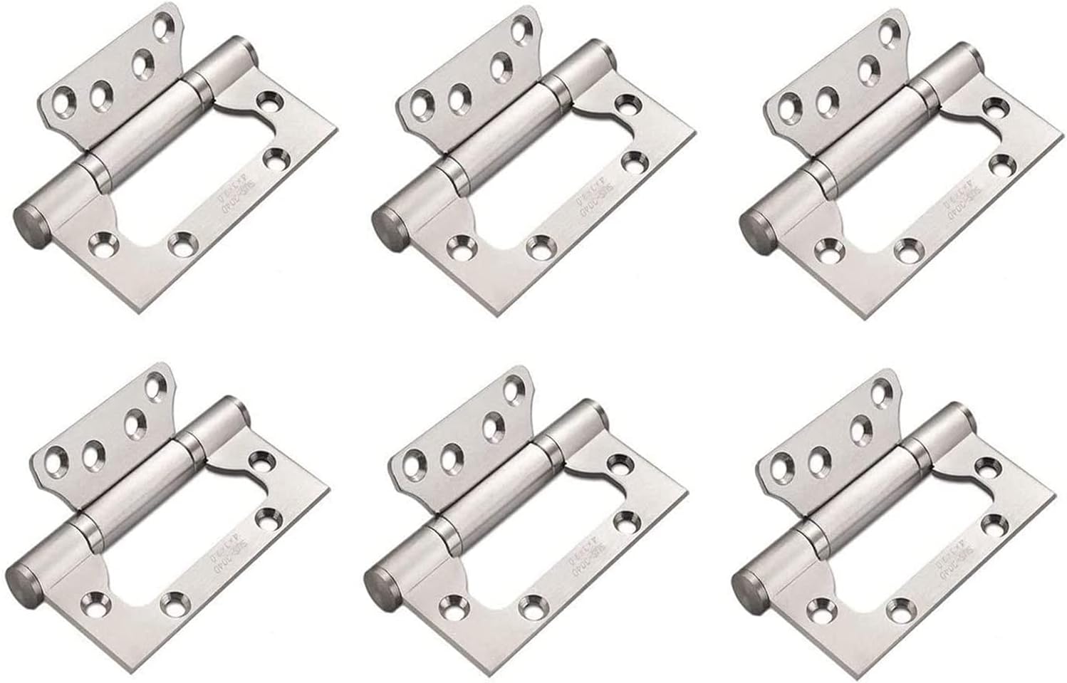 4" x 3" Flush Door Hinges, Non Mortise Hinge for Heavy Door, 304 ...