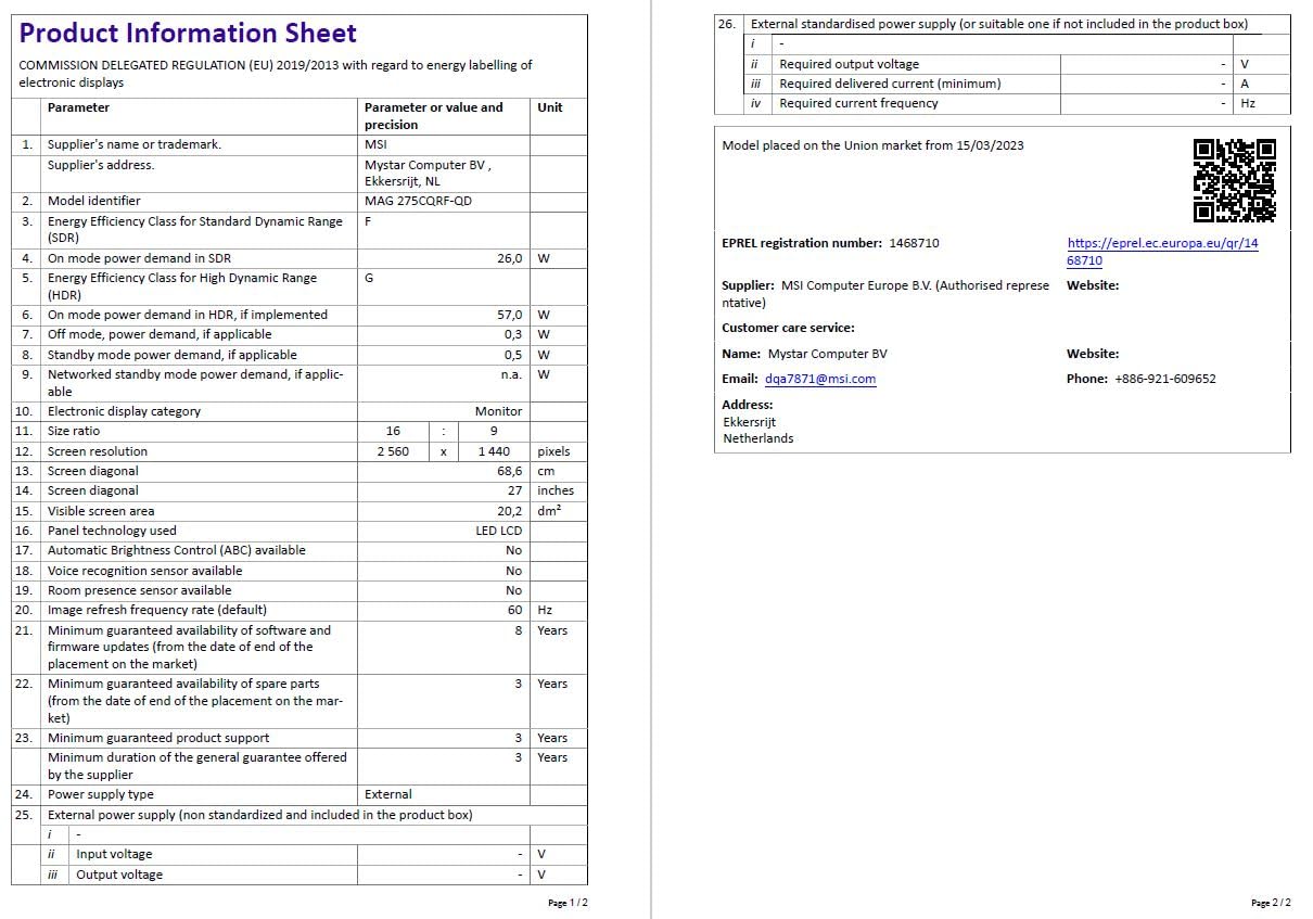 MSI G27C4X 27 Inch FHD Curved Gaming Monitor - 1500R 1920 x 1080 VA ...