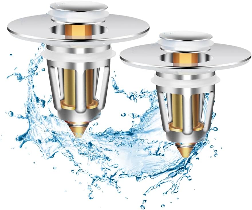 Amazon.com: Mer-Maid Drain Magic Extra-Rugged Universal Sink Stopper ...