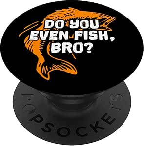 Amazon.com: Funny Fish Pop Socket Love Fishing for Boys Men Girls ...