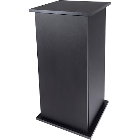 Amazon.com : Aqueon Black Pedestal Aquarium Stand, 15" L X 15" W, 15 in ...