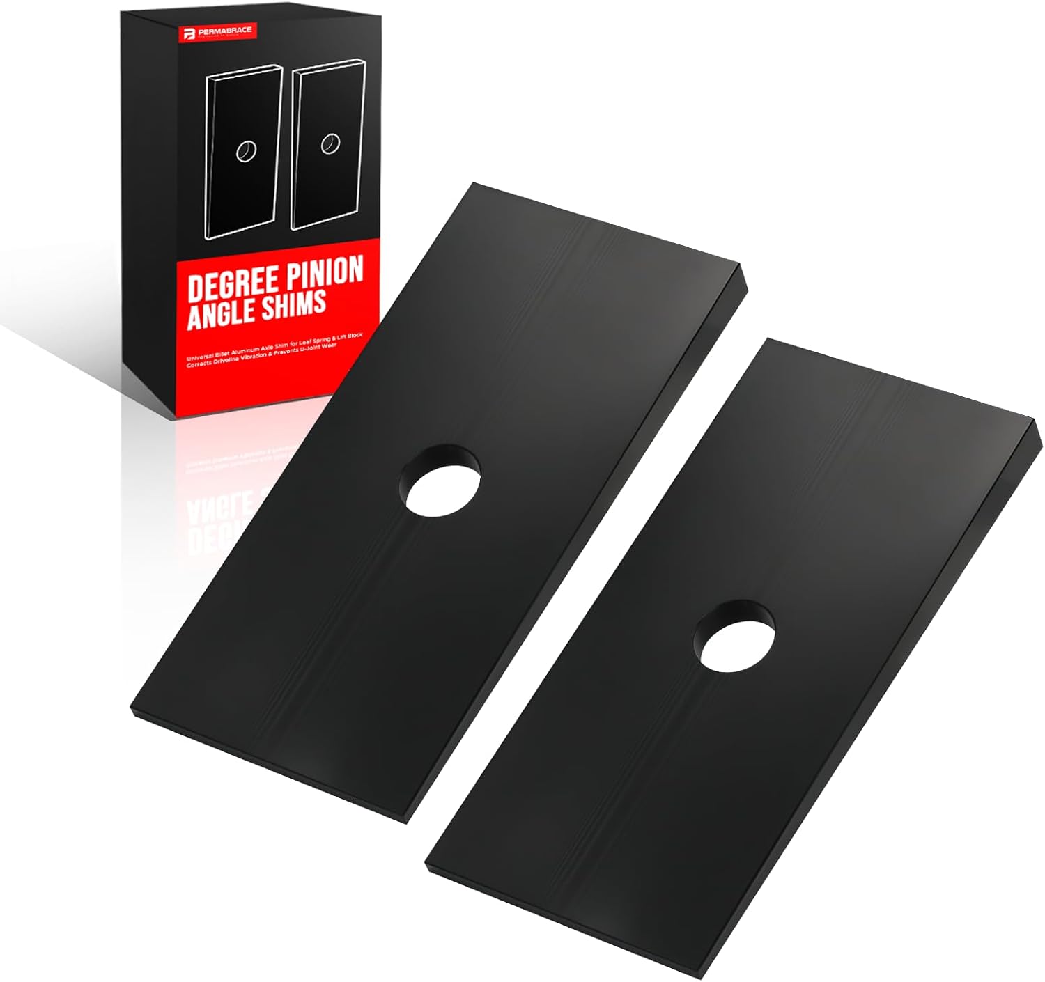 Amazon.com: 2.5 Degree Pinion Angle Shims (2-Pack) | Universal Billet ...