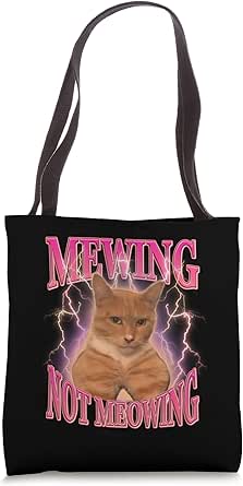 Amazon.com: Funny Cat Mogged Meme Mewing LooksMaxxing cat Meowing Trend ...