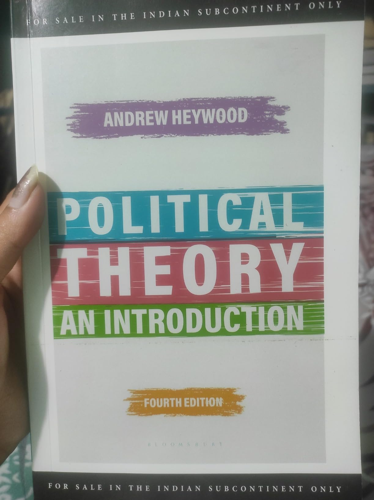 Political Theory: An Introduction (4th Edition) [Paperback] Andrew Heywood : Andrew Heywood ...