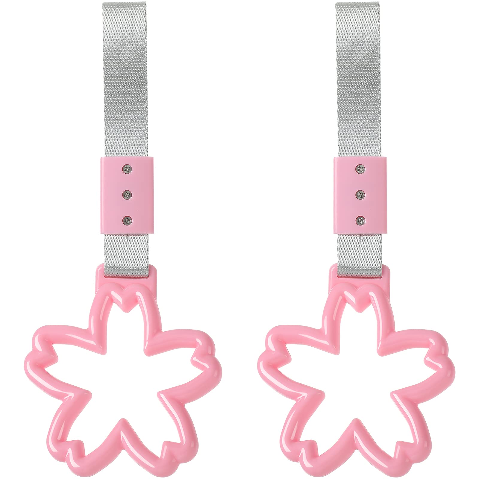 Buy 2 Pieces JDM Tsurikawa Ring Sakura Shaped car hand strap, Japanese ...