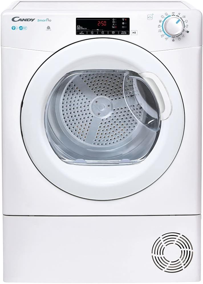 Candy CSOEC10TG 10kg Condenser Tumble Dryer, Sensor Dry, WiFi, White ...