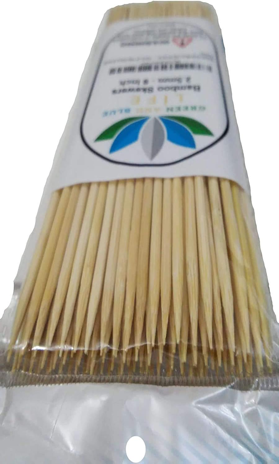 Amazon.com: Fruit Kabob Bamboo Skewers Sticks - 8-inch - Pack of 100 ...