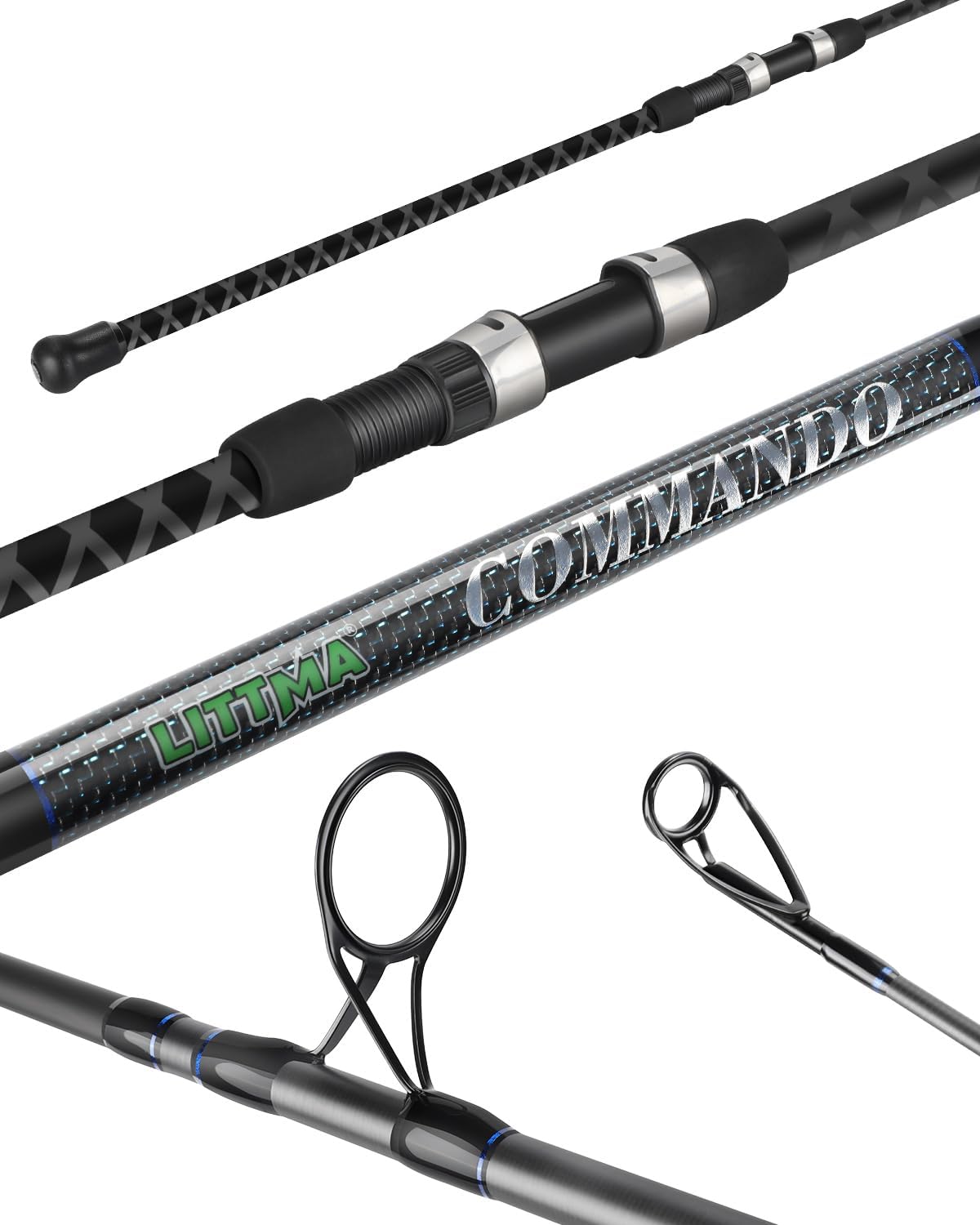 LITTMA—Surf Spinning Rod LITTMA Surf Rods Saltwater 12ft 9ft 10ft 11ft ...