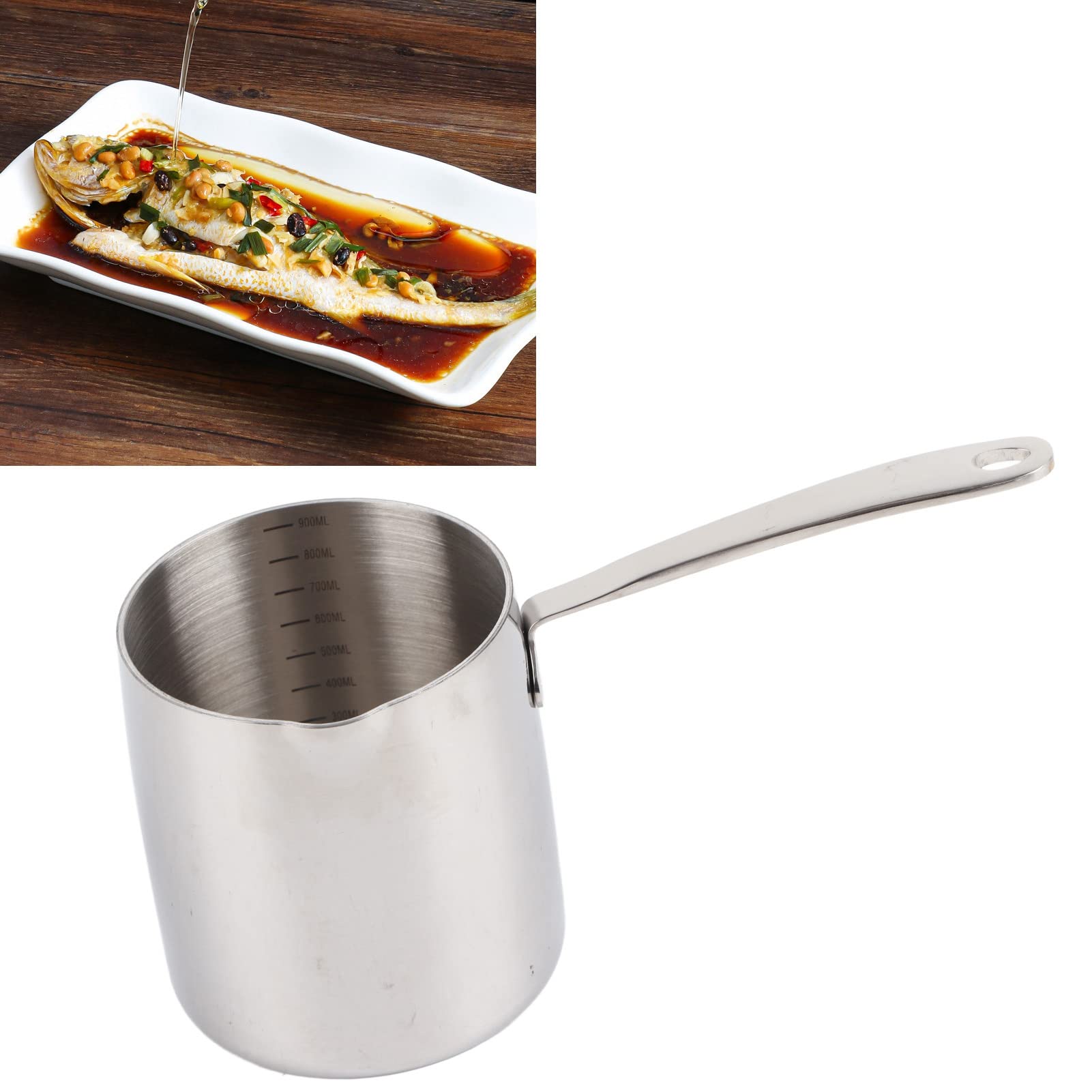 Small CCWADH 304 Stainless Steel Mini Butter Warmer Pot, Rose Gold ...