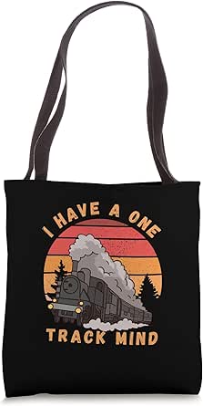 Amazon.com: Model Railroading Train Collector Railroad Tote Bag ...