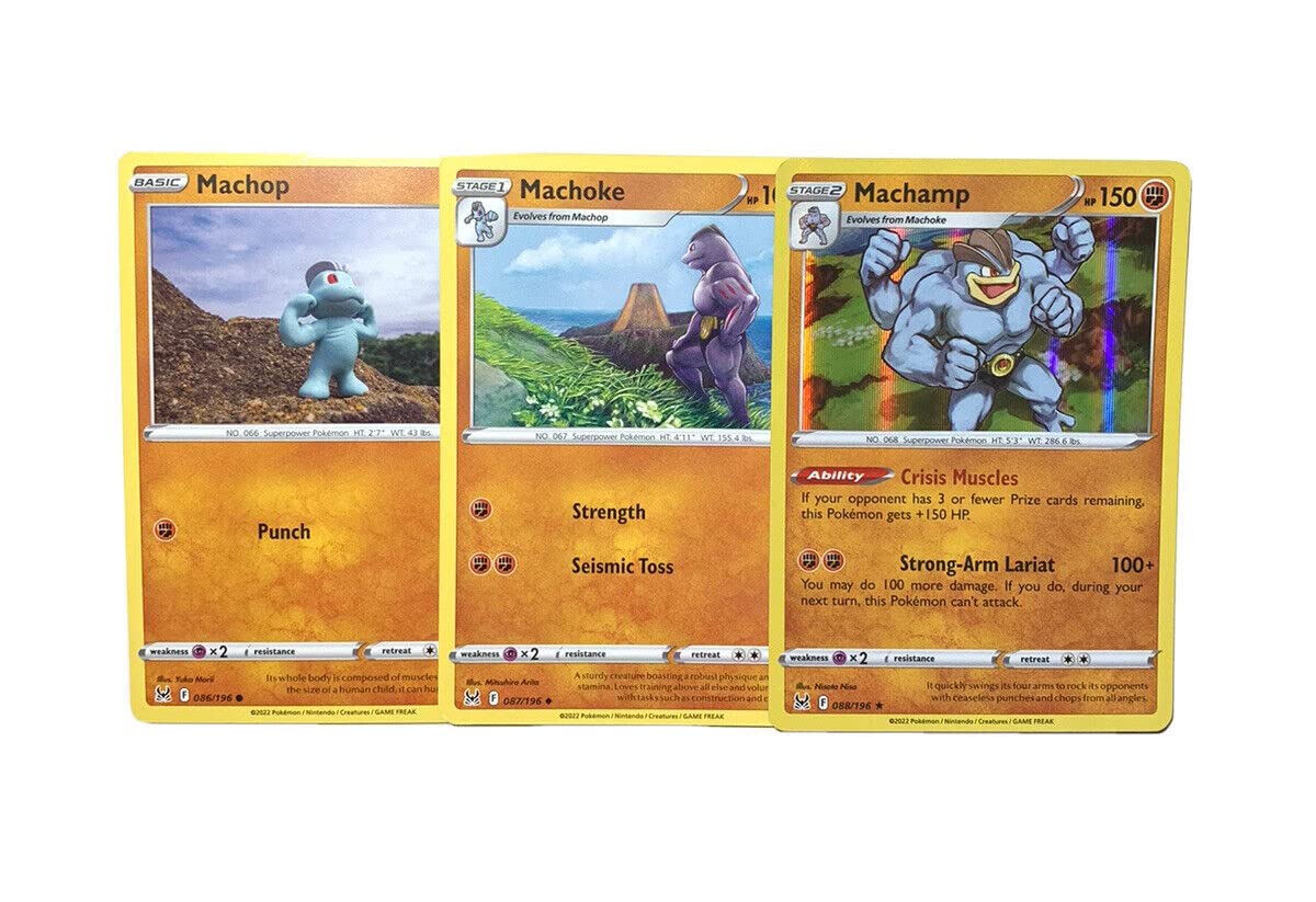 Machop Evolution TRIPLE BUFFED MACHOP EVOLUTION LINE *KARATE CHOP*